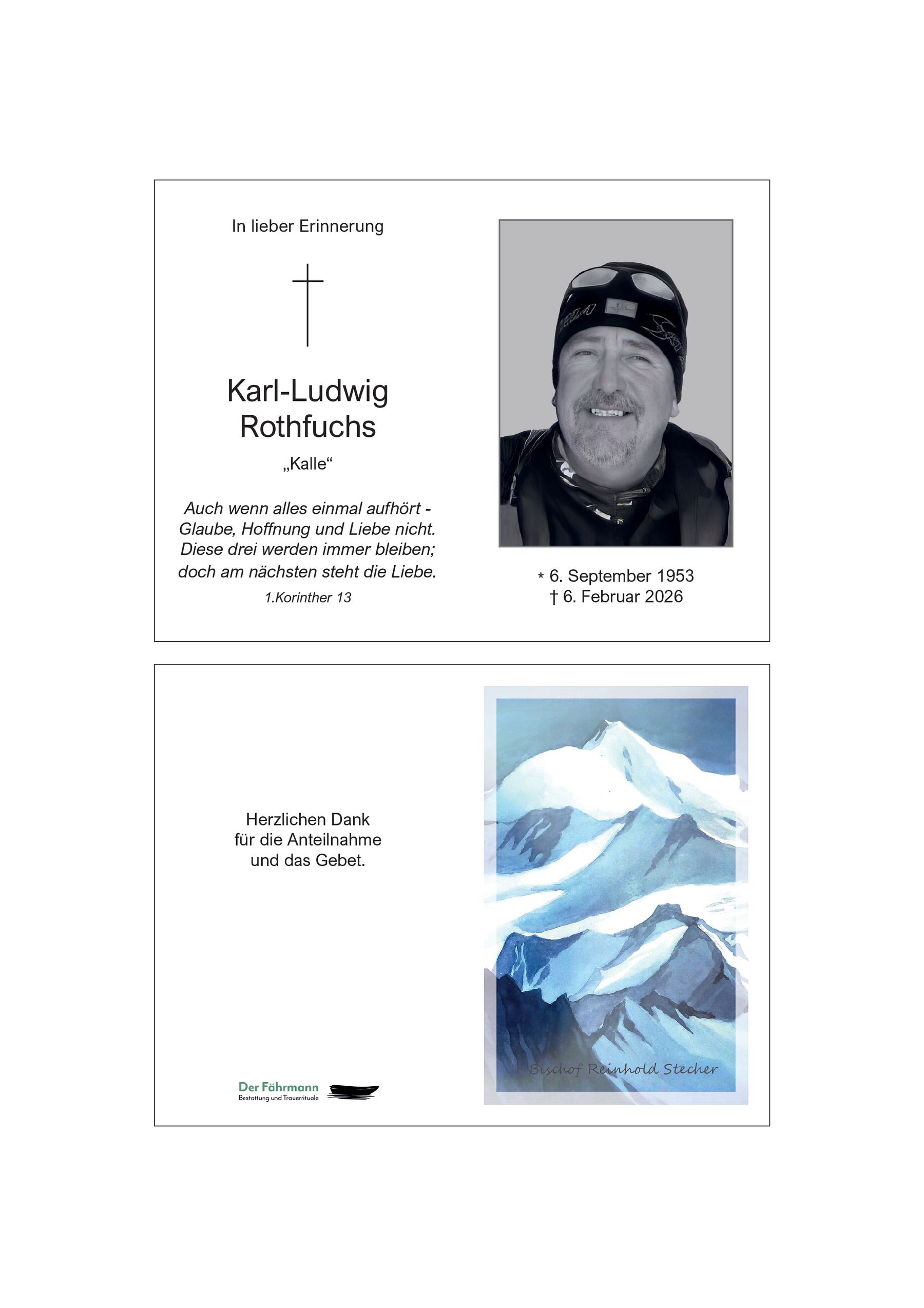 Karl-Ludwig Rothfuchs - Der Fährmann – Bestattung und Trauerrituale
