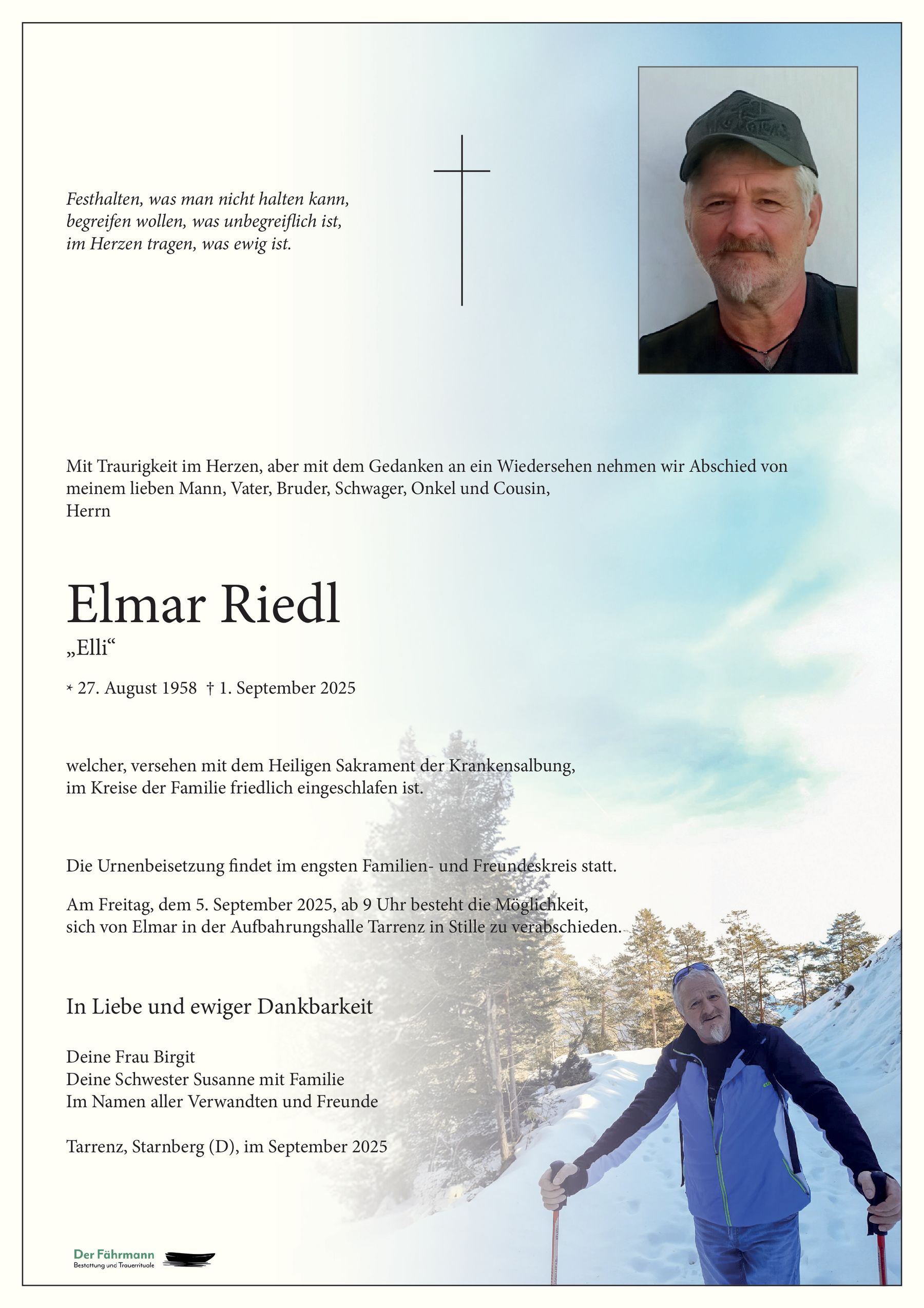 Elmar Riedl - Der Fährmann – Bestattung und Trauerrituale