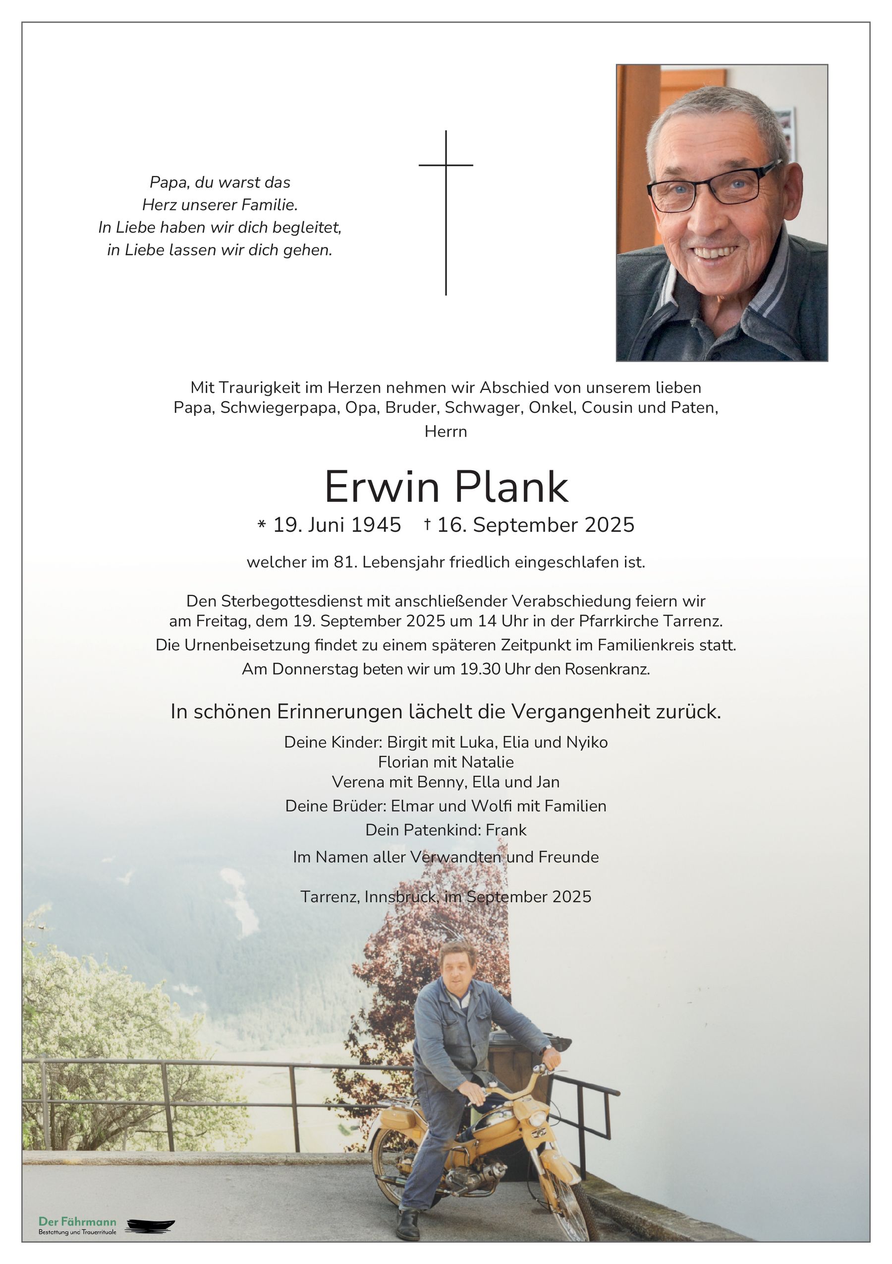 Erwin Plank - Der Fährmann – Bestattung und Trauerrituale